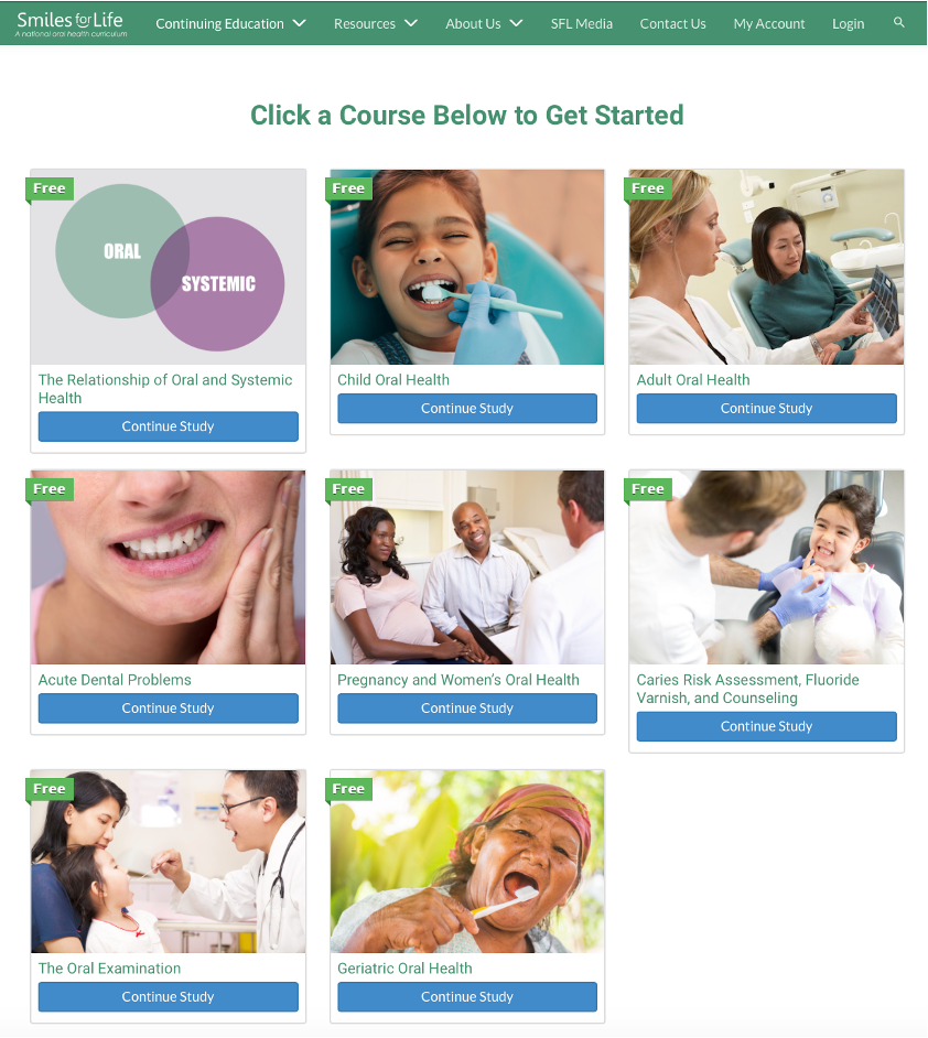 Smiles For Life - National Interprofessional Initiative on Oral Health